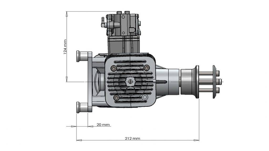 DLE170 RC Model engine | DLE