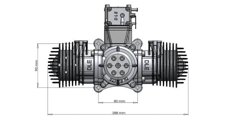 DLE170 RC Model engine | DLE