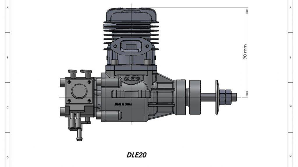 DLE20 RC Model engine | DLE