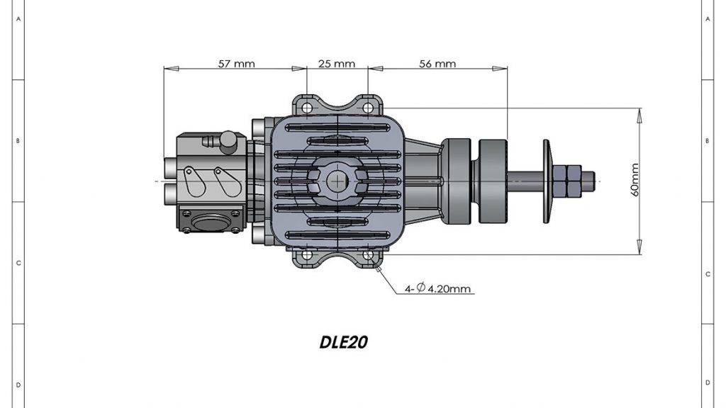 DLE20 RC Model engine | DLE