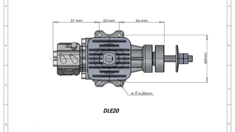 DLE20 RC Model engine | DLE