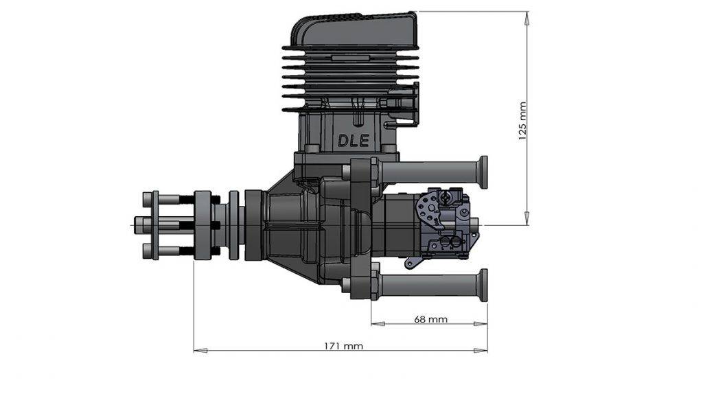DLE55RA RC Model engine | DLE