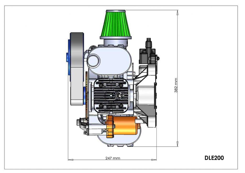 DLE200 Aero Engine | DLE