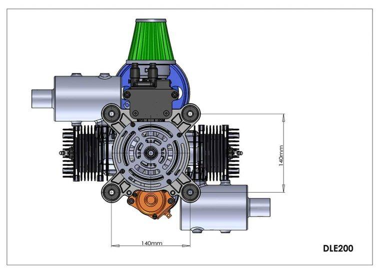 DLE200 Aero Engine | DLE